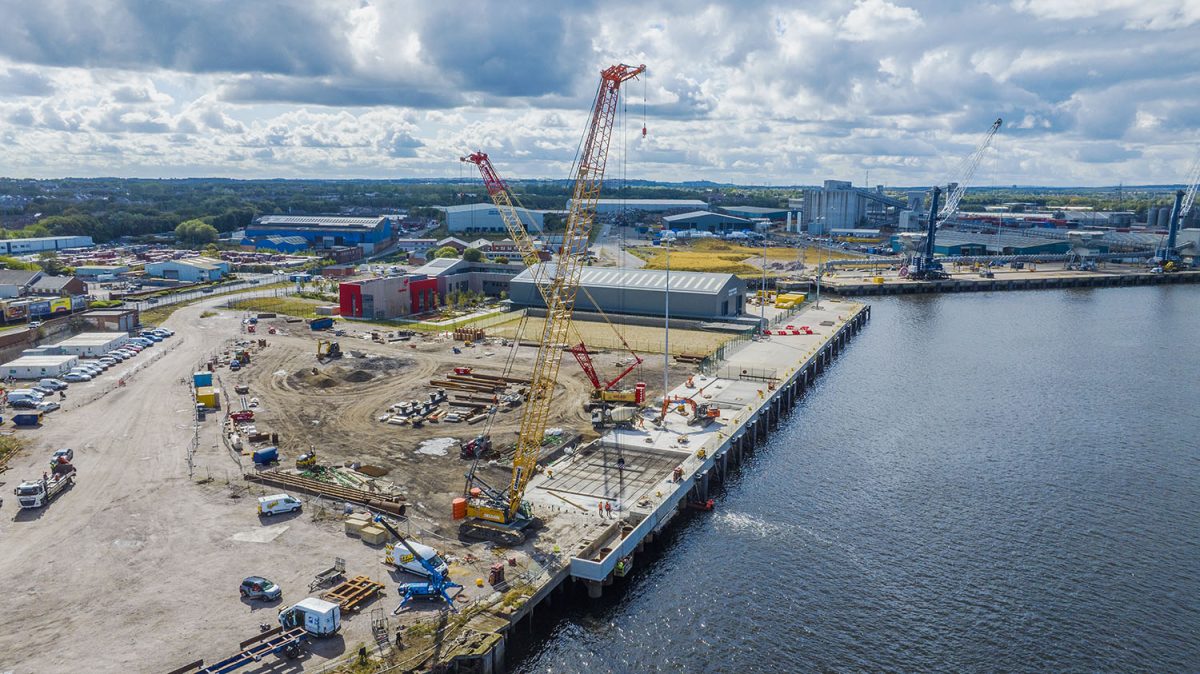 Completion of Tyne Dock Enterprise Quay Wall Phase 2 – Southbay Civil ...